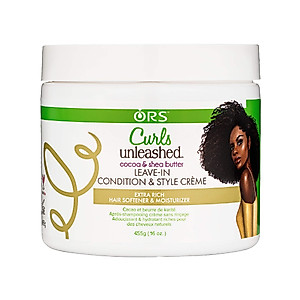 Curls Unleashed Leave In Conditioner cocoa shea butter leave in condition and style creme 20oz