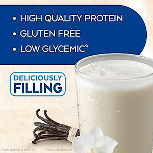 Atkins Creamy Vanilla Protein Shake, 15g Protein, Low Glycemic, 2g Net Carb, 1g Sugar, Keto Friendly, 4 Count