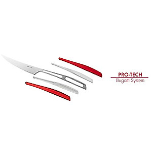 BUGATTI - Flatware set 6 pcs. Dessert fork"Glamour" ORANGE