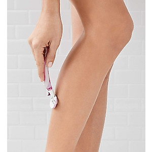 Pure Silk Contour 6 Women’s Razor Blade Refills (12 count) with Free Contour 6 Handle