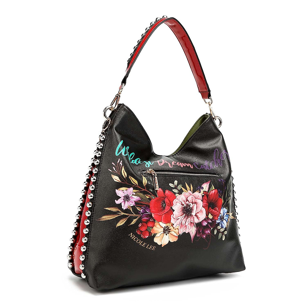 Nicole Lee Bohemian Black Shoulder Bag