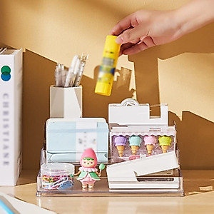 TJLSS Shelf Organizer Desktop Folding Rack Organizer Cosmetic Storage Rack Bed Folding Table Acrylic Tray Organizer