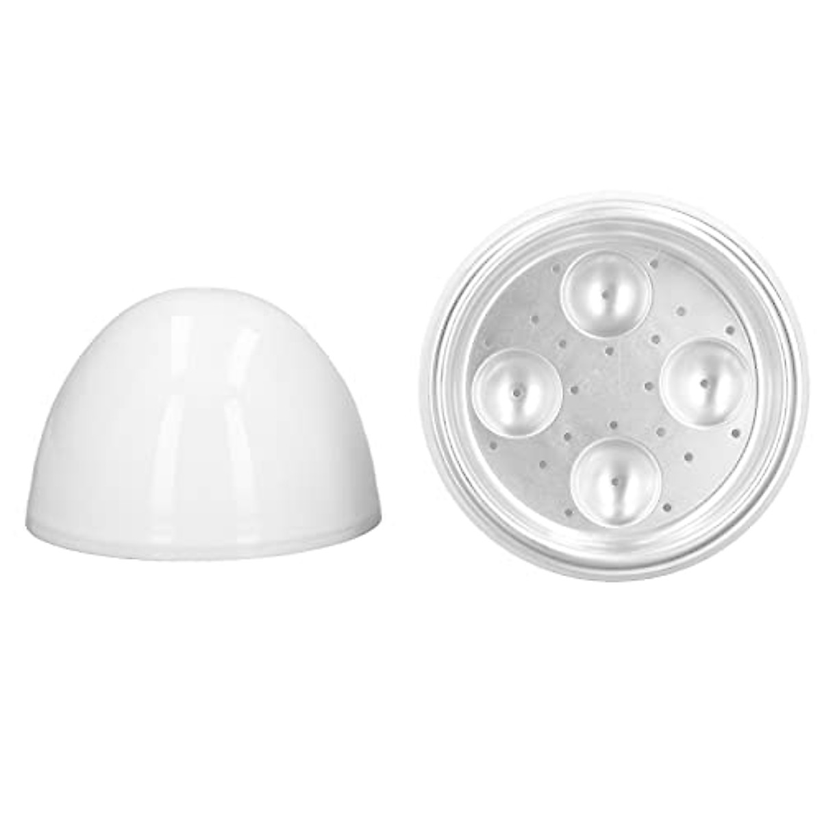 Egg Cooker with 4 Egg Capacity Microwave Hardboiled Egg Maker Compact Design ABS Material Egg Boiler Steamer for Home Use Hard Boiled Eggs