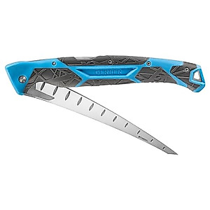 Gerber Gear Controller - Saltwater Fishing Fillet Knife for Fishing Gear - Cyan, 6 Inches