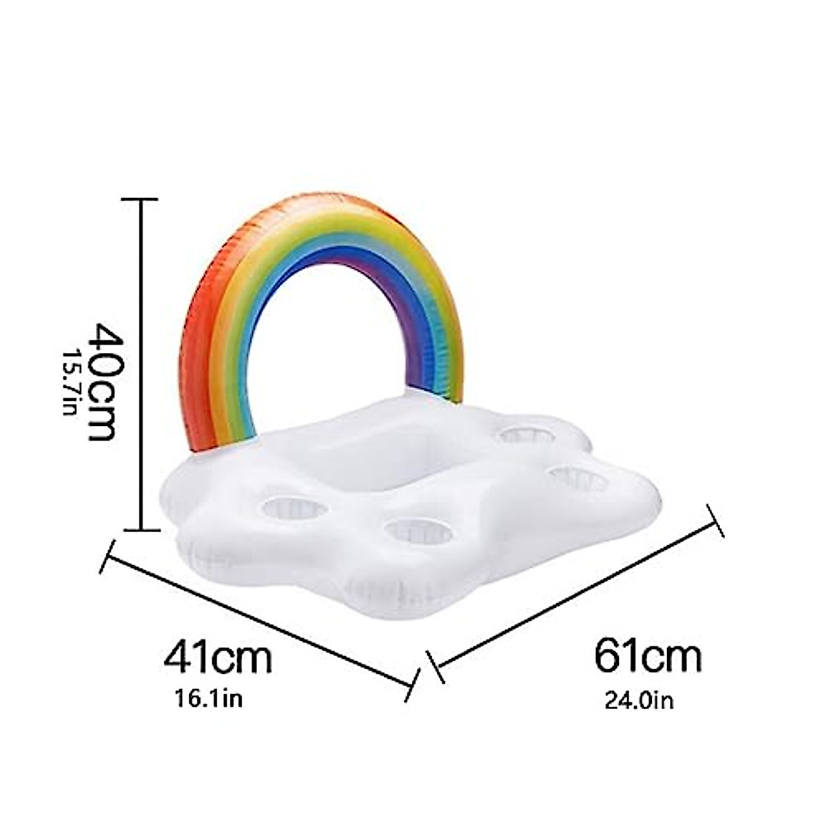 Ice Bucket Summer Inflatable Ice Bucket Drink Holder Floating Pools Water Ice Bucket for Beer Drink Table Cup Holder Ice Bar Cooler Party