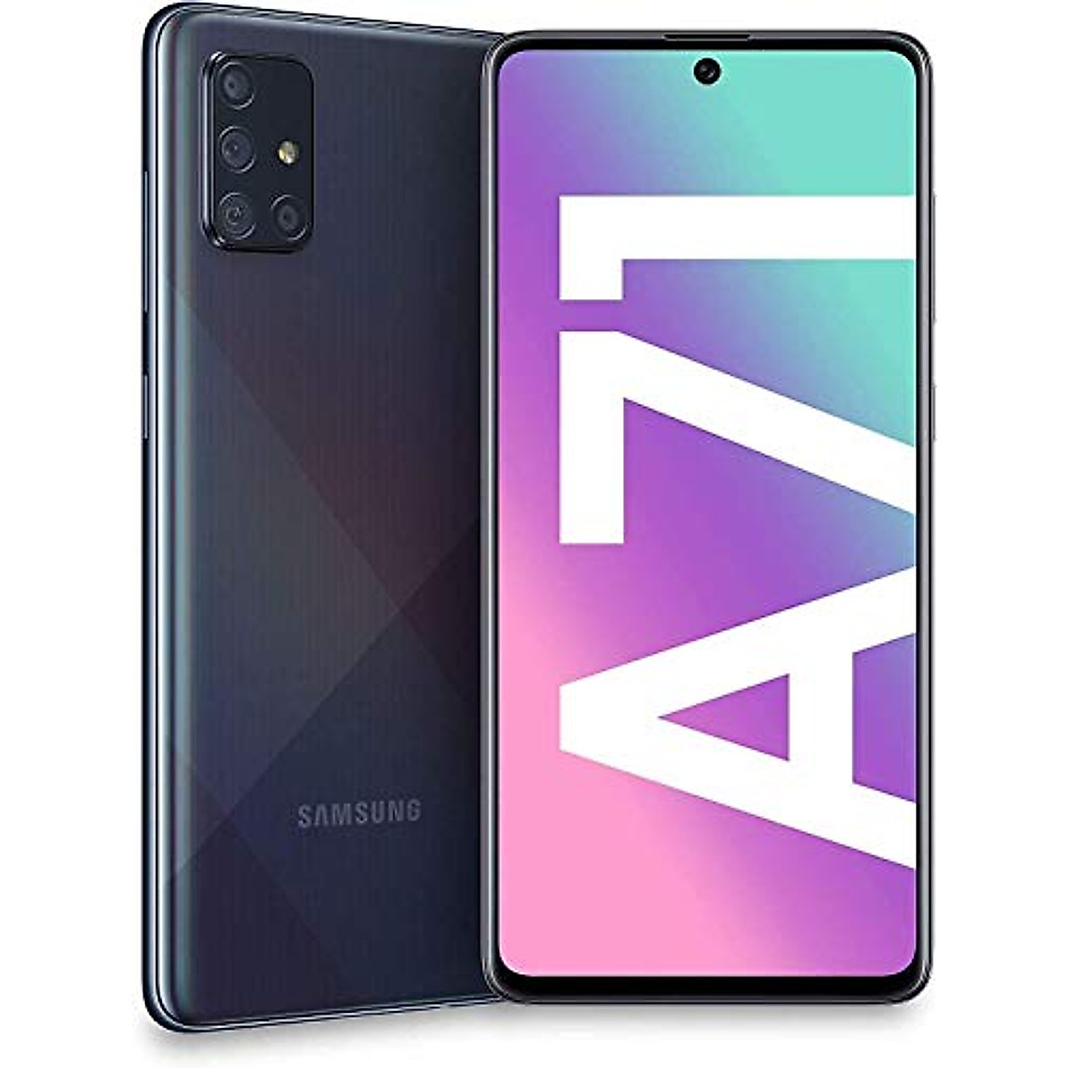 SAMSUNG Galaxy A71 A716U 5G 128GB Verizon Locked Android Smartphone - Prism Crush Black - (Renewed)