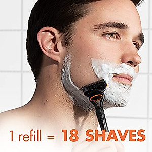 Gillette Fusion5 Razor Refills for Men, 2 Razor Blade Refills