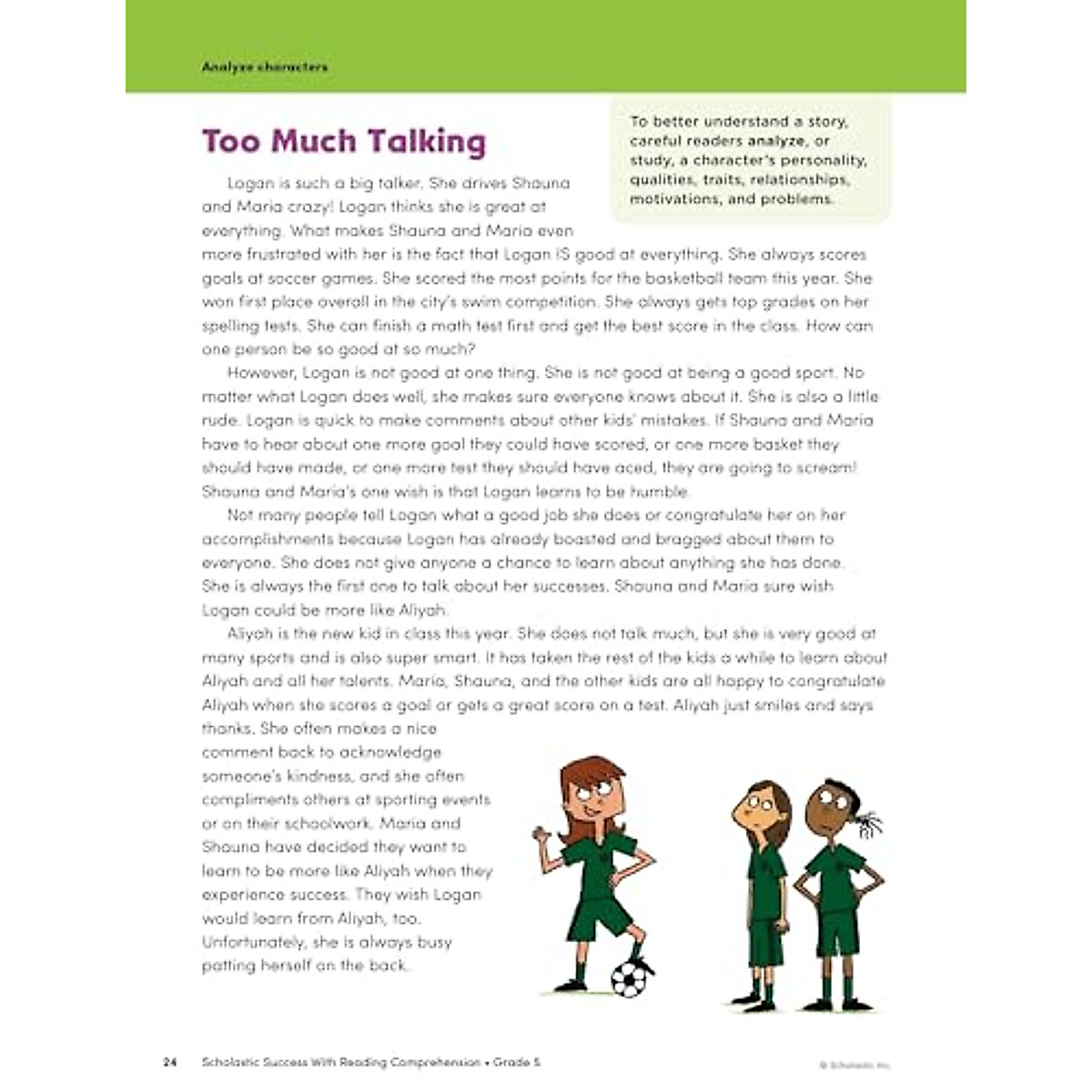 Scholastic Success with Reading Comprehension Grade 5 Workbook