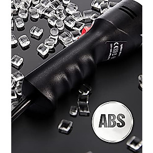 Charcoal Lighter, Portable Electric Charcoal Starter, Fire Starter for BBQ Grill Campfires Wood Stove Fireplace Pizza Oven, Push Button Switch, No Need to Press the Switch for a Long Time(Color:Black)