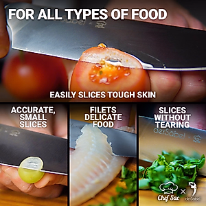 Chef Sac 8 Inch Chef Knife | Professional Chef Knife | Chefs Knife | Sharp Kitchen Knife | Chef Knife 8 Inch | Best Chef Knife | Chefs Knives | Chef Knife Professional