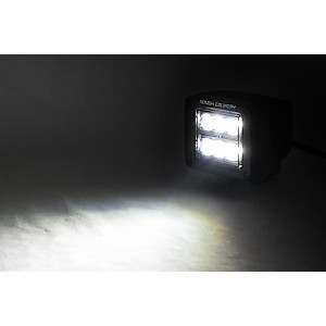 Rough Country 2" Black Series Square CREE Cube LED Lights | Flood - 70133BL