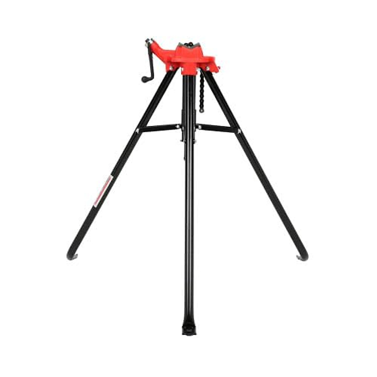 RIDGID 36278 Model 460-12 Portable TriStand Chain Vise with Integrated Folding Legs and Tool Tray, 1/8" to 12" Pipe Capacity