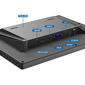 LILLIPUT 12.1" FA1210/C Industrial Panel 4:3 1024×768 Native 800 cd/m² 900:1 Contrast, 170° 4K HDMI, VGA & A/V inputs Supports 4K HDMI