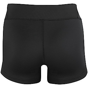 Mizuno Mens Women's Victory 3.5" Inseam Volleyball Shorts, Black, Medium US