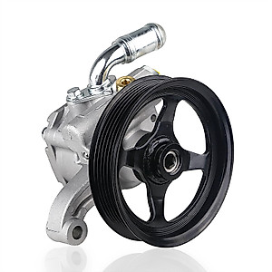 WMPHE Power Steering Pump with Pulley Compatible with Buick Enclave GMC Acadia 2008 to 2017, Chevy Traverse 2009 to 2017, Saturn Outlook 3.6L V6 2007 to 2010, Replacement for 20-2403, 96-2403