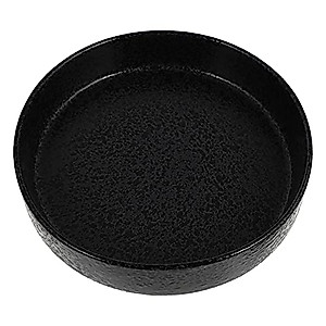 Flower Fixed Vase Pot Floral Pin Frog Retro Large Round Succulent Planter Pots Ceramic Vessel Without Hole Bonsai Planter Bowl Plant Container Black Ceramic Flower Pot Ikebana Flower Holder