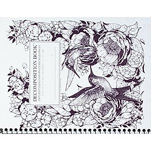 Decomposition Hummingbirds Book Spiral Notebook, Made in USA