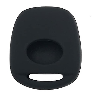 Pack 2 Silicone Key Fob Cover Case fit for Lexus ES GS GX is LS LX RX SC ES300 ES330 IS330 RX350 GX470 IS300 IS330 RX400h Keyless Entry Remote Key Fob (Black)