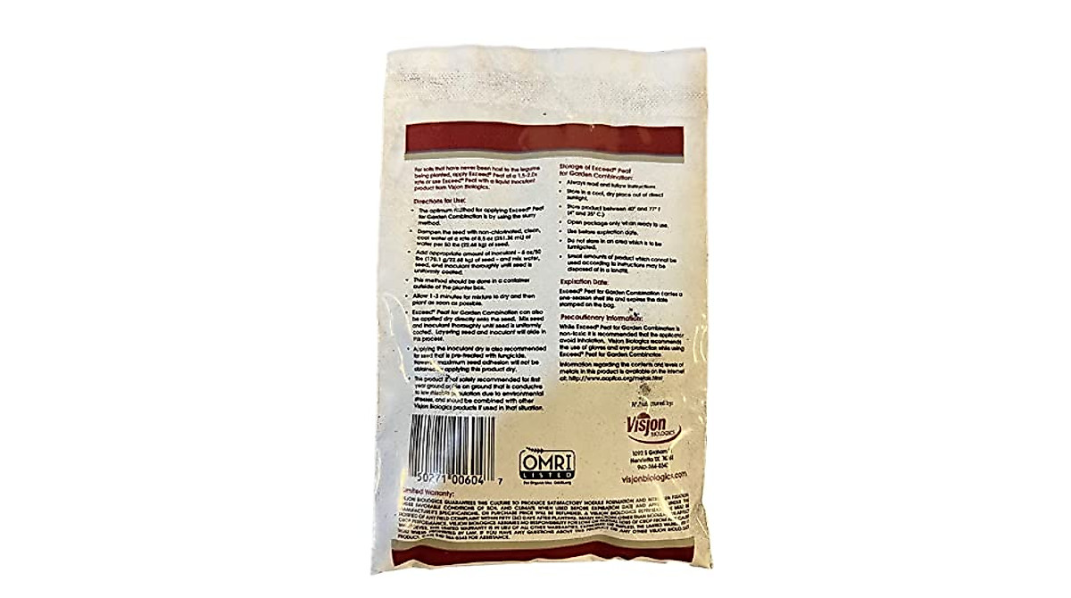 Exceed Pea and Bean Inoculant - Boost Nitrogen for Growth