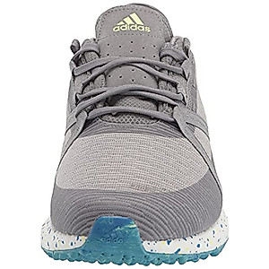 adidas Men's Solarthon Spikeless Golf Shoes, Grey Three/Pulse Yellow/Grey Two, 12