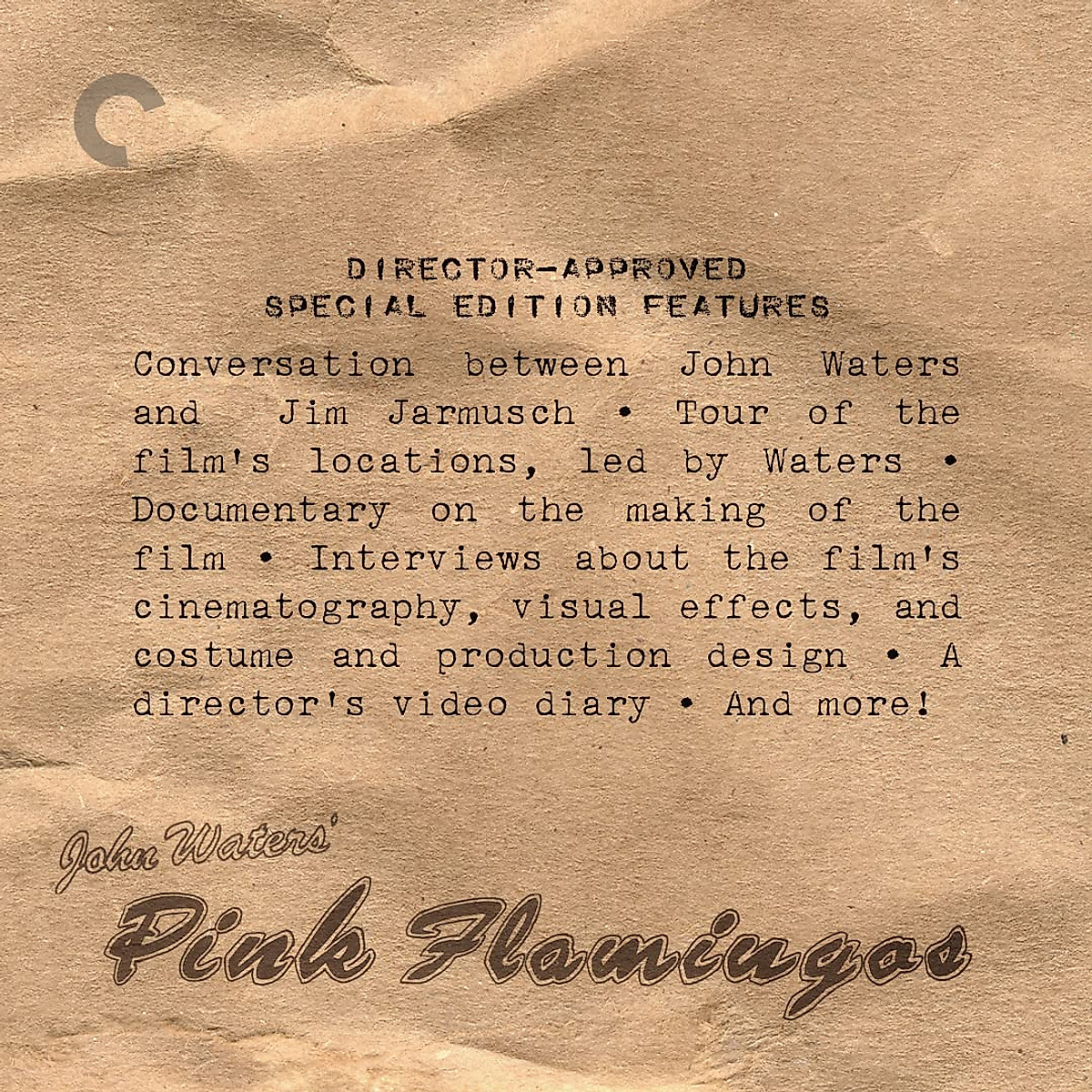 Pink Flamingos (The Criterion Collection) [Blu-ray]