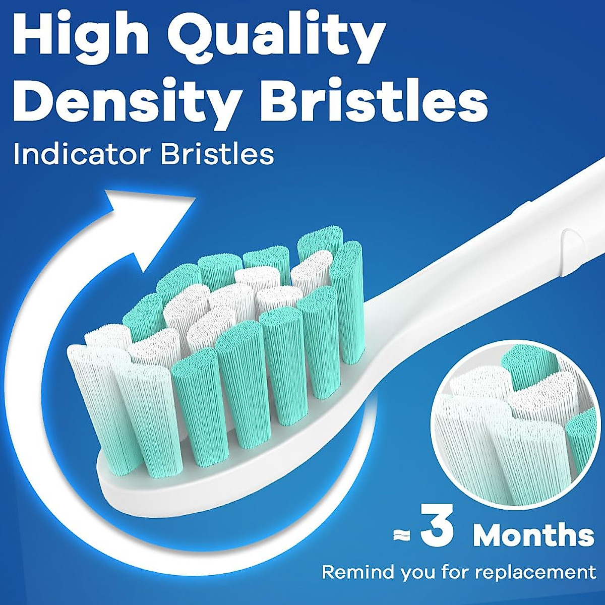 BrightDeal Toothbrush Heads for Philips Sonicare DiamondClean DailyClean EasyClean HealthyWhite ExpertClean W C1 C2 G2 C3 G3 W3 Sonic Electric Replacement Brush 1100 4100 5100 6100 White, 4 Pack