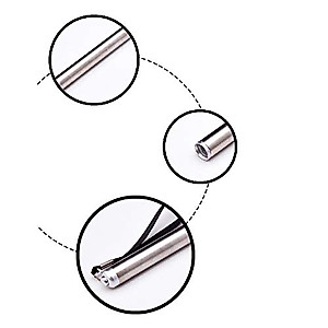 Mini LED Stainless Flashlights Waterproof Lanterna Mini Aluminum Led Waterproof Flashlight Small Torch for Hiking, Biking, Emergency