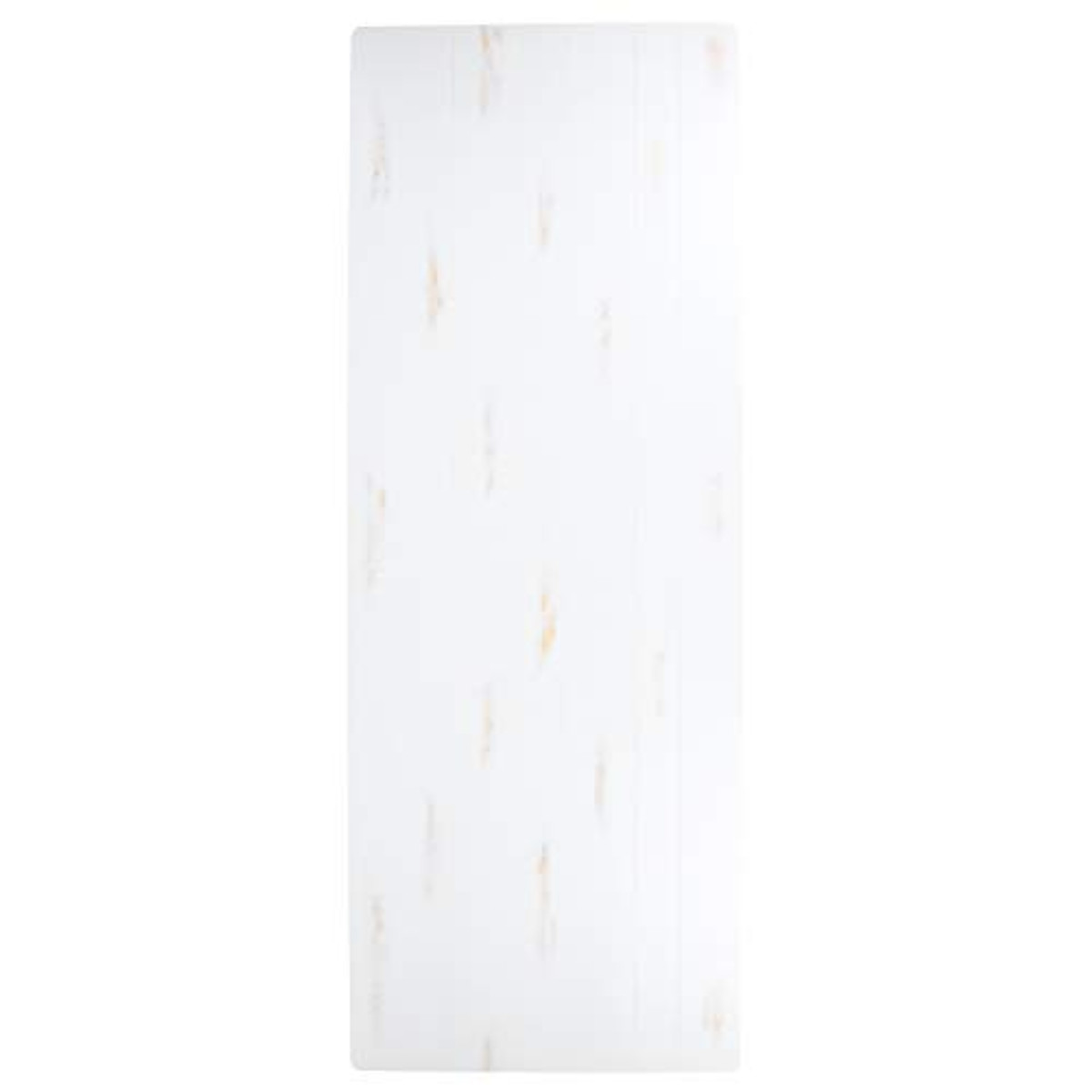 Flash Furniture HERCULES Series 9' x 40" Rectangular Antique Rustic White Solid Pine Folding Farm Table