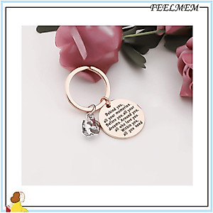 FEELMEM Theatre Drama Gift Drama Student Graduation Gift Keychain Behind You All Memories Theatre Jewelry for Actor Performer(RG)