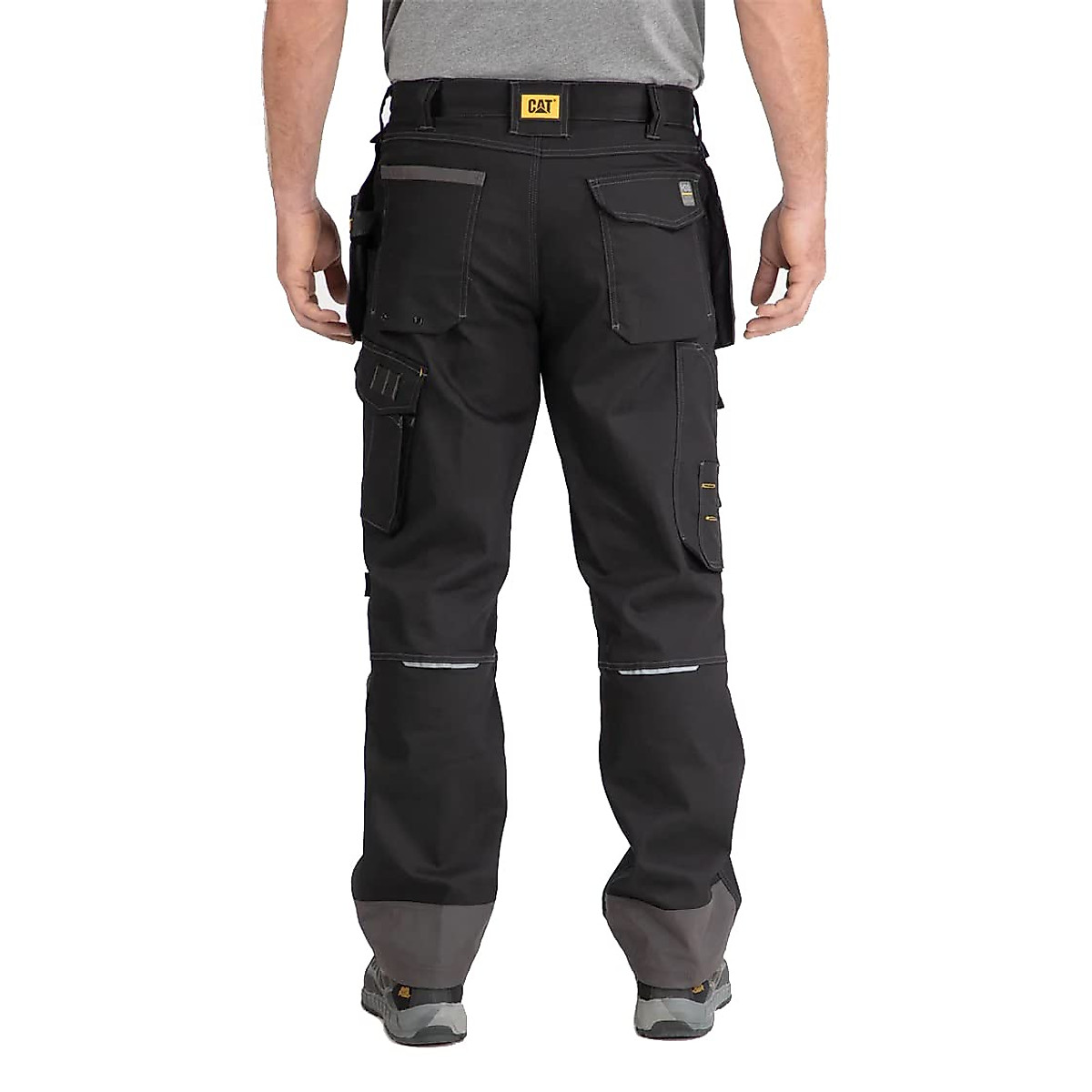 Caterpillar Men's H2O Defender Pant (Regular and Big & Tall Sizes), Black/Graphite, 28W x 30L