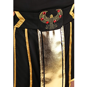 Dreamgirl Adult King Tut Costume, Mens Ancient Egyptian Pharaoh, Fashion King of Egypt Halloween Costume Medium