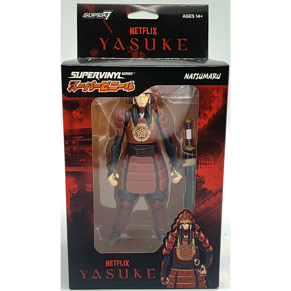 Super7 Netflix Anime Yasuke Supervinyl Action Figure (Natsumaru 6")