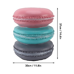 CHEOTIME Shoe Change Cute Stool Dount Shaped Stool for Kids Foot Rest Stool for Living Room Bedroom Macaron Biscuits Shaped