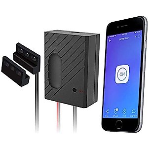 Newgoal Smart Garage Door Controller WiFi Switch Compatible Garage Door Opener Smart Phone Remote Control Timing Function Voice Control (Ewelink APP)