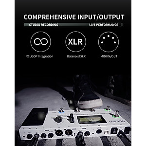 MOOER GE250 Multi Effects Processor with FX Loop, Tone Capture, MIDI Function, Global EQ, Drum Machine, Stereo Looper