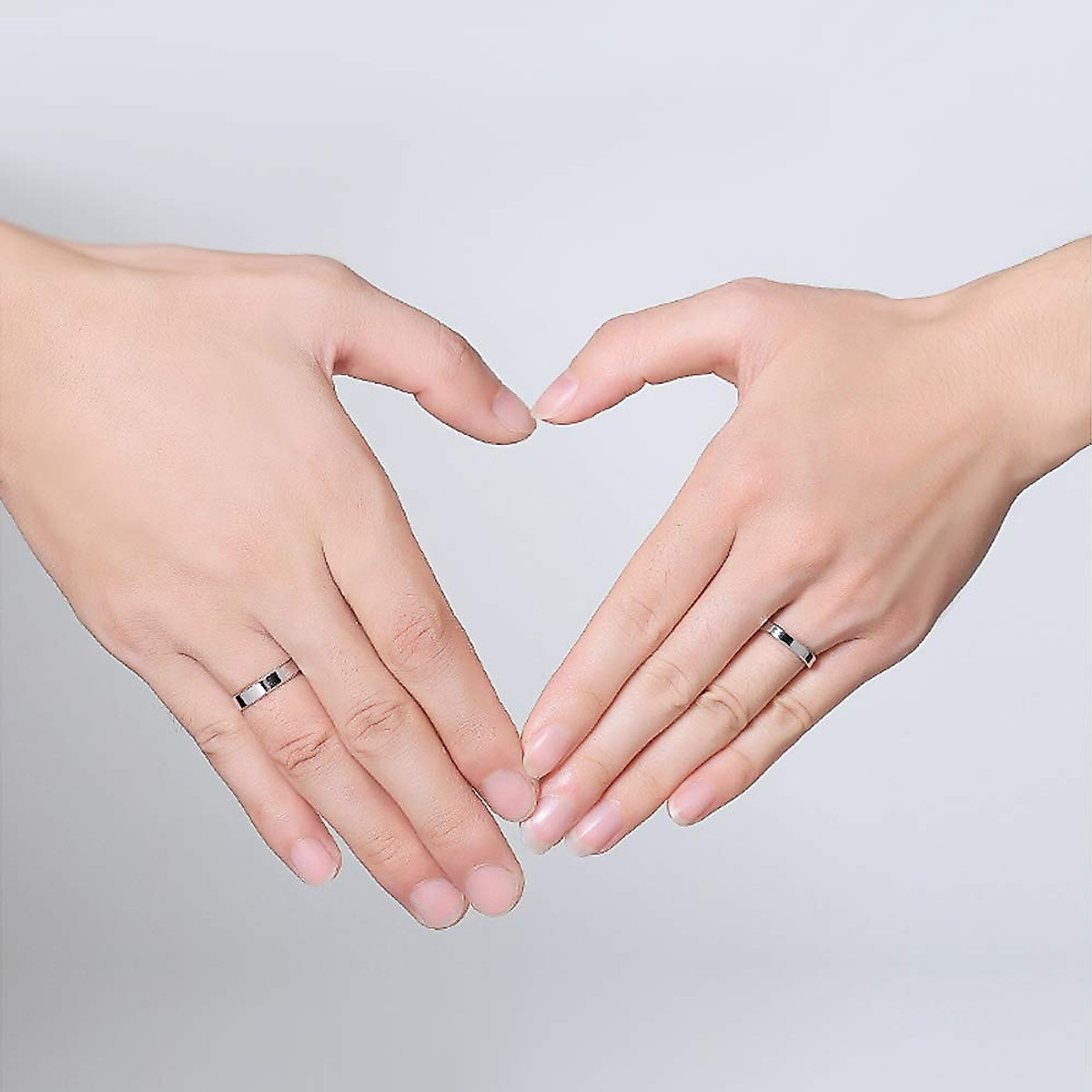 Dankadi Men & Women Fashion 925 Sterling Silver Ring Smooth Plain Dome Comfort Solid Silver Ring Wedding Engagement 3.5 mm Ring 12# (classic style, 12)