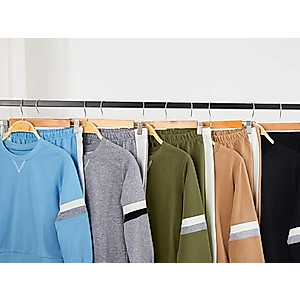 Valphsio Boy's Color Block Tracksuits Casual Sweatshirt Sports Pants Outfit Sets