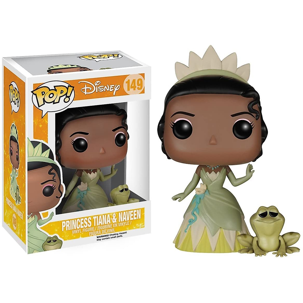 Disney: Princess & The Frog - Princess Tiana & Naveen Funko Pop! Vinyl Figure (Bundled with Compatible Pop Box Protector Case)