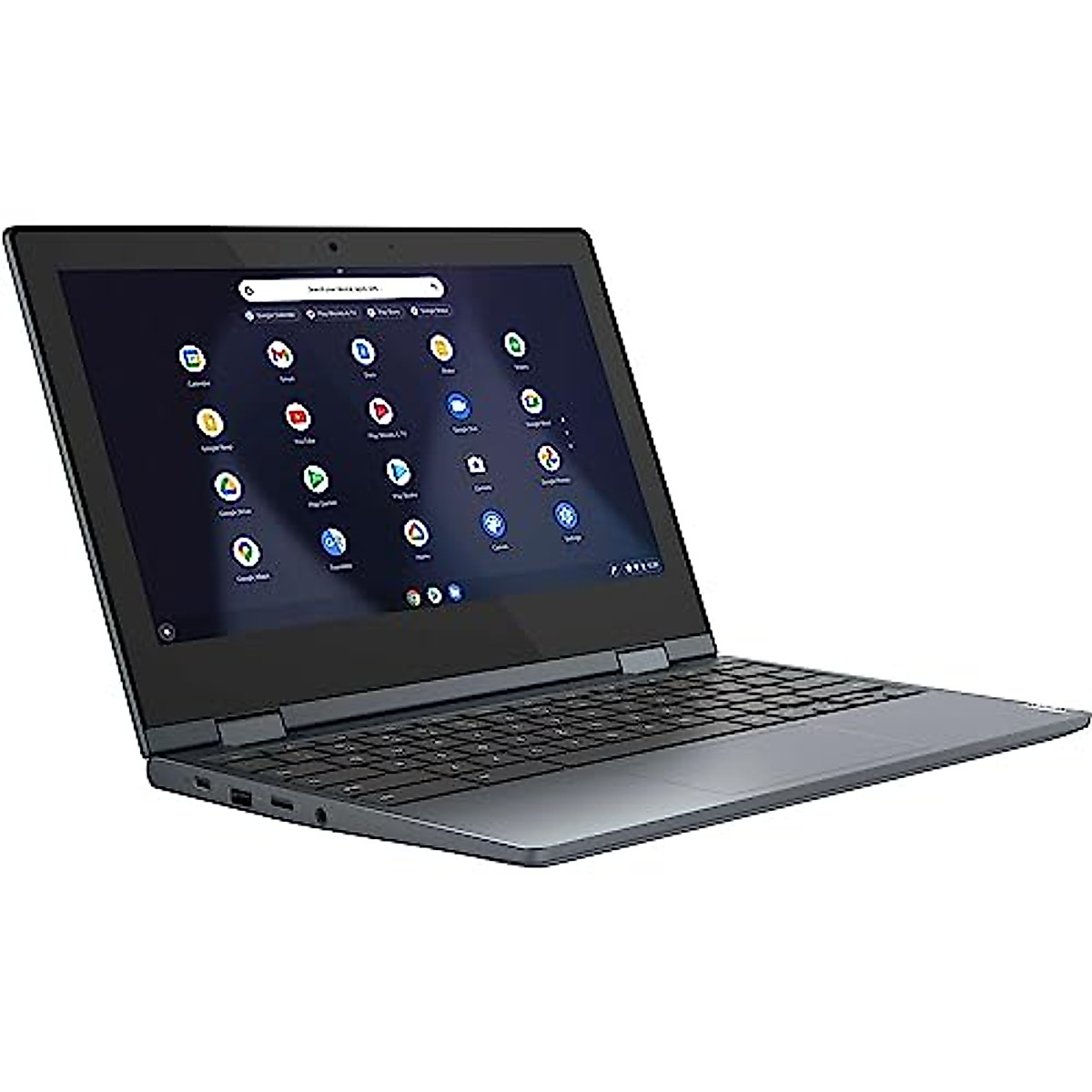 Lenovo Chromebook Flex 3 2-in-1 Convertible Laptop in Abyss Blue Intel Processor 64GB eMMC 4GB 11.6in IPS Touchscreen BT Webcam iSlik Pen (Flex 3 - Renewed)