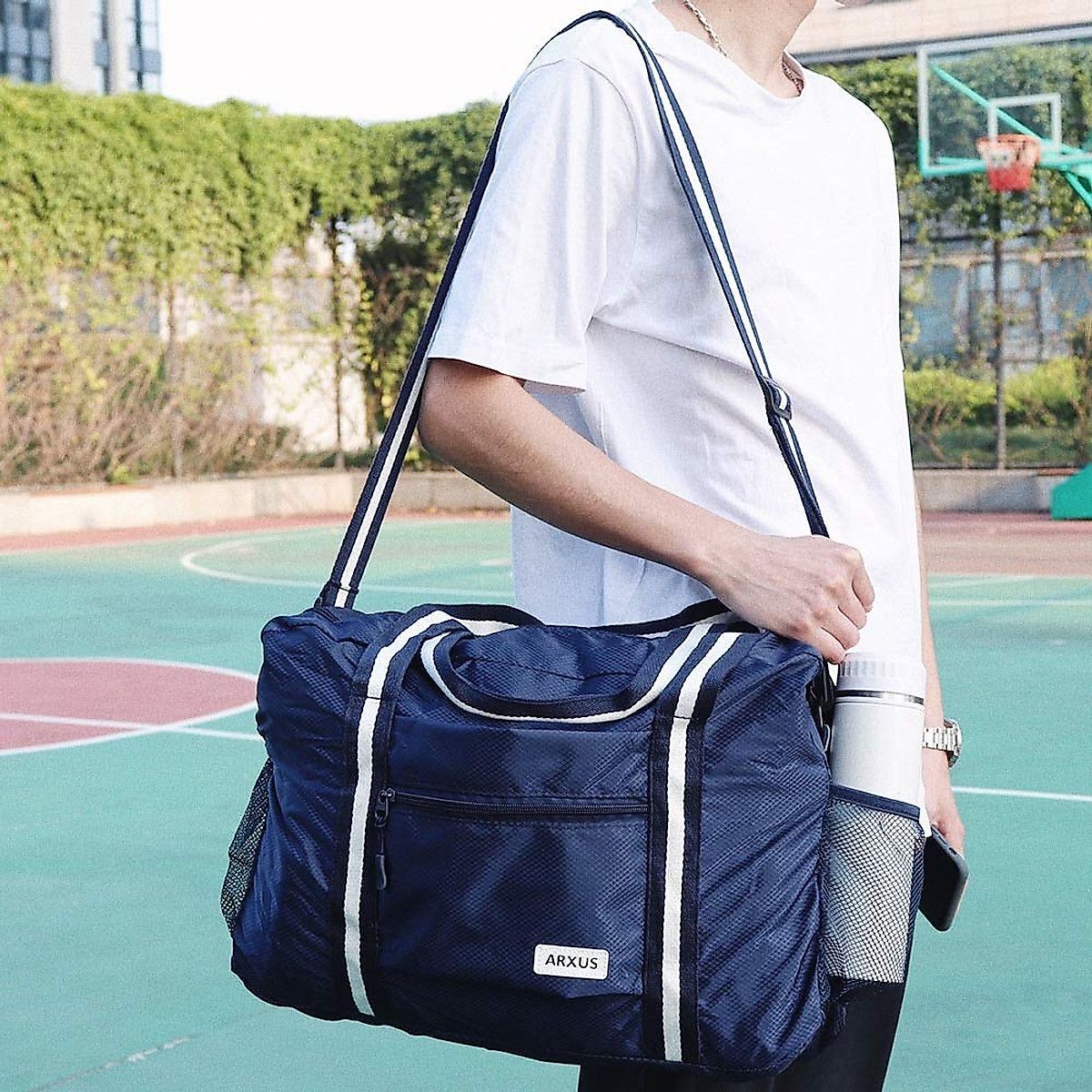 Arxus Travel Lightweight Waterproof Foldable Storage Carry Luggage Duffle Tote Bag