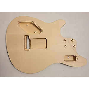 BYOGuitar Guitar Kit Quilt Top with Zebra Humbuckers