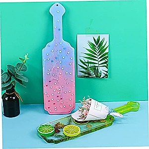 Didiseaon Paddle Mold Resin Molds Silicone Molds for Resin Decorative Trays Epoxy Tray Molds Beer Flight Paddle Silicone Plate Paddle Shaped Tray Mold Silicone Paddle Shaped Tray Mold Epoxy