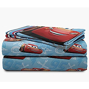 Jay Franco Disney Pixar Cars Twin Sheet Set, Classic