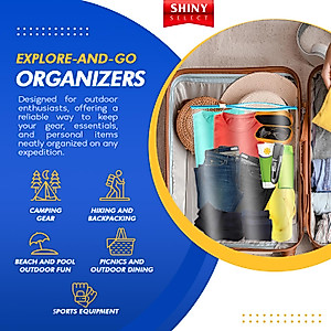 Shiny Select 5 Gallon Jumbo Slider Storage Bag, 18x24, 10 Bags – Resealable Extra Large Clear Plastic, 2 Mil Thick - Home Organization, Luggage, Travel, Kitchen Use, Baby Essentials, Seasonal Clothes