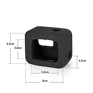 Taisioner Windslayer Cover Housing Frame Case for GoPro Hero 5 Hero 6 Hero 7 Black Video Noise Reduction