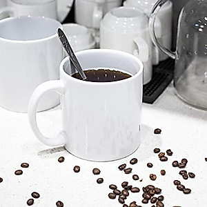 Bycnzb 22oz white Super Large Ceramic Coffee Mugs Large Handles Set of 4