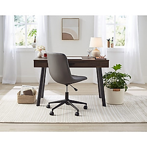 Realspace® 48"W Lancott Computer Desk, Dark Brown