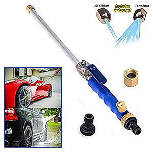 KJHSDF 2-in-1 High Pressure Power Washer,Power Washer Wand Deep Jet Extendable High Pressure Nozzle, Flexible Glass Cleaning Tool, Auto Watering Sprayer, Window Washing Gun