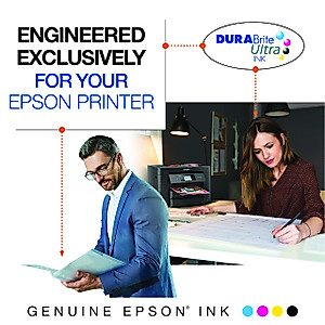 Epson T812 DURABrite Ultra Ink Standard Capacity Black Cartridge (T812120-S) for Select Workforce Pro Printers (Pack of 2)