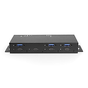 7 Port USB-C Hub with Surge Protection, 5Gbps Speed & 2.4A Charging